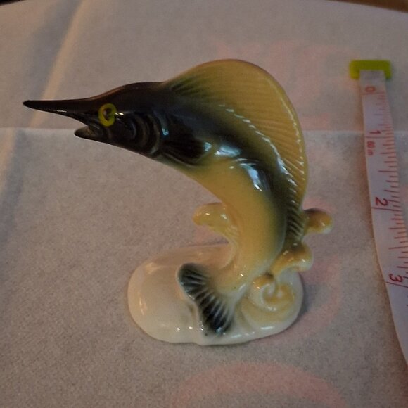 Art | Vintage Bone China Miniature Swordfish Stunning Lqqkzee | Poshmark